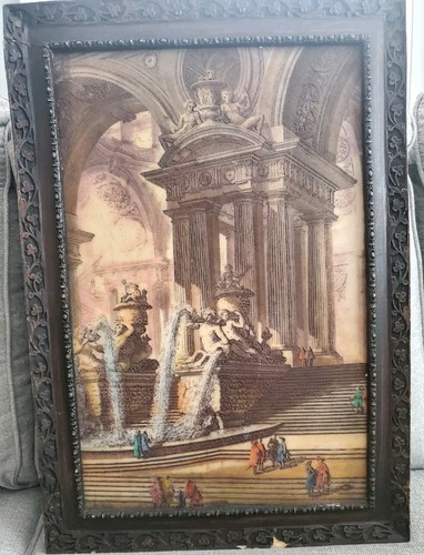 Vintage Artini Hand Painted Engraving | eBay