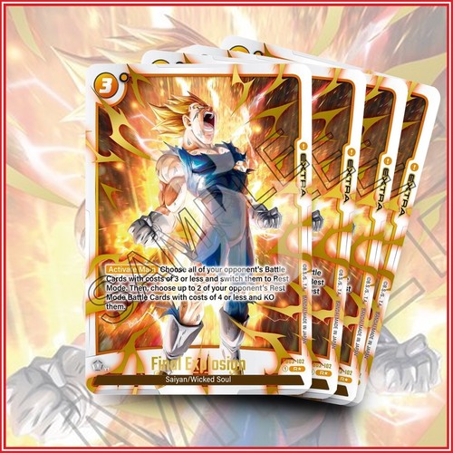 DRAGON BALL SUPER FUSION WORLD Final Explosion Alt Art x4 FB04 Special ...