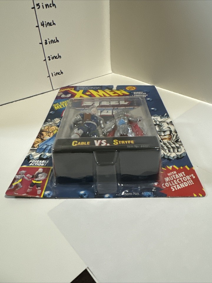 Vintage 1994 Toy Biz ** X-Men Steel Mutants Die Cast Figures Cable ...