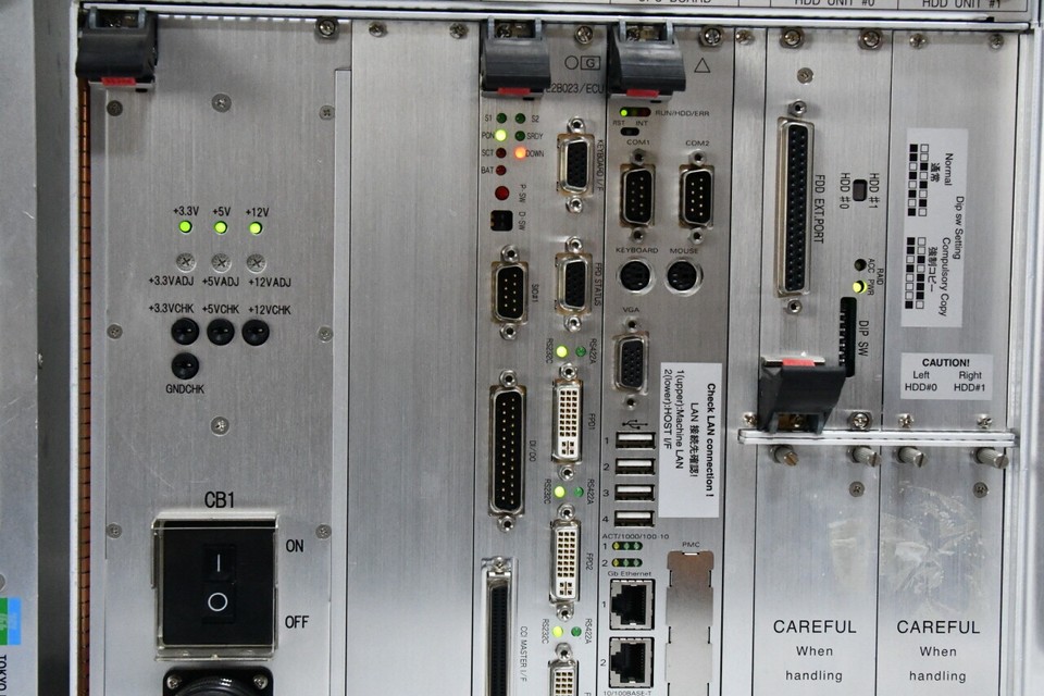 TEL TOKYO ELECTRON ECC2 CONTROLLER EC RACK BX80-000222-11, MC RACK ...