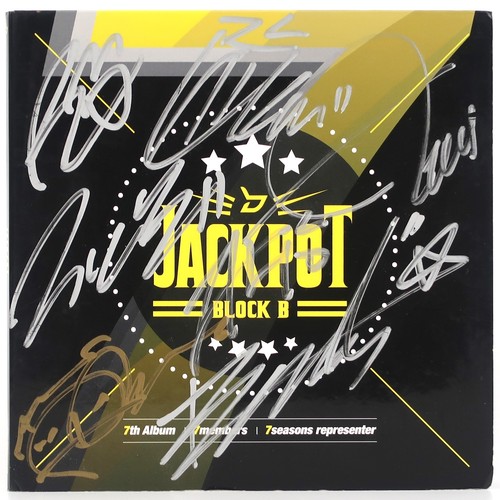 Block B - Jackpot Signed Autographed CD Album Promo 2014 K-Pop | eBay