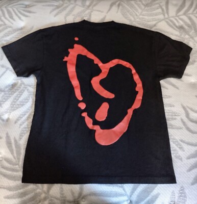 Revenge Clothing Heart Puff Print T-shirt Size S | eBay
