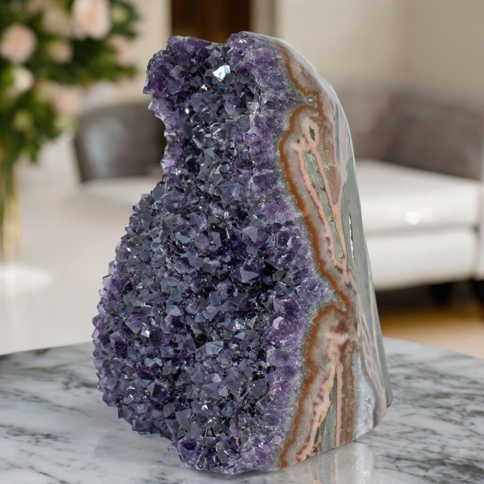 Large Natural Amethyst (8 lb to 10 lb) Crystal Clusters Stone from ...