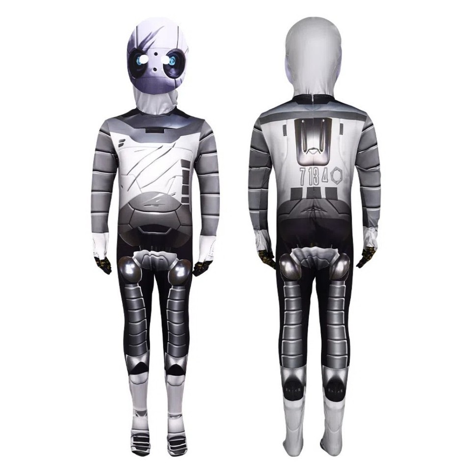 The Wild Robot Roz Cosplay Costume Outfit Jumpsuit Mask Book Week ...