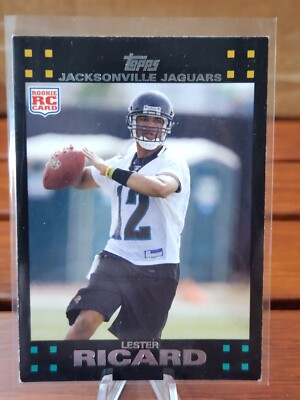 2007 Topps Football Lester Ricard - RookieCard - Jacksonville Jaguars ...
