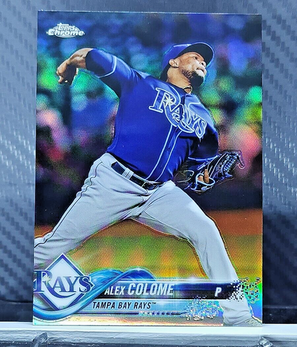 Alex Colome 2018 Topps Chrome REFRACTOR SP #30 - Rays | eBay
