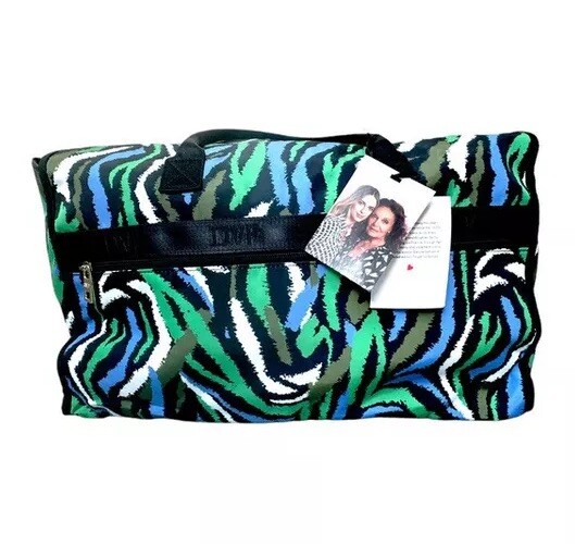 DVF Diane von Furstenberg x Target Disco Zebra Weekend Bag & Laptop Bag ...