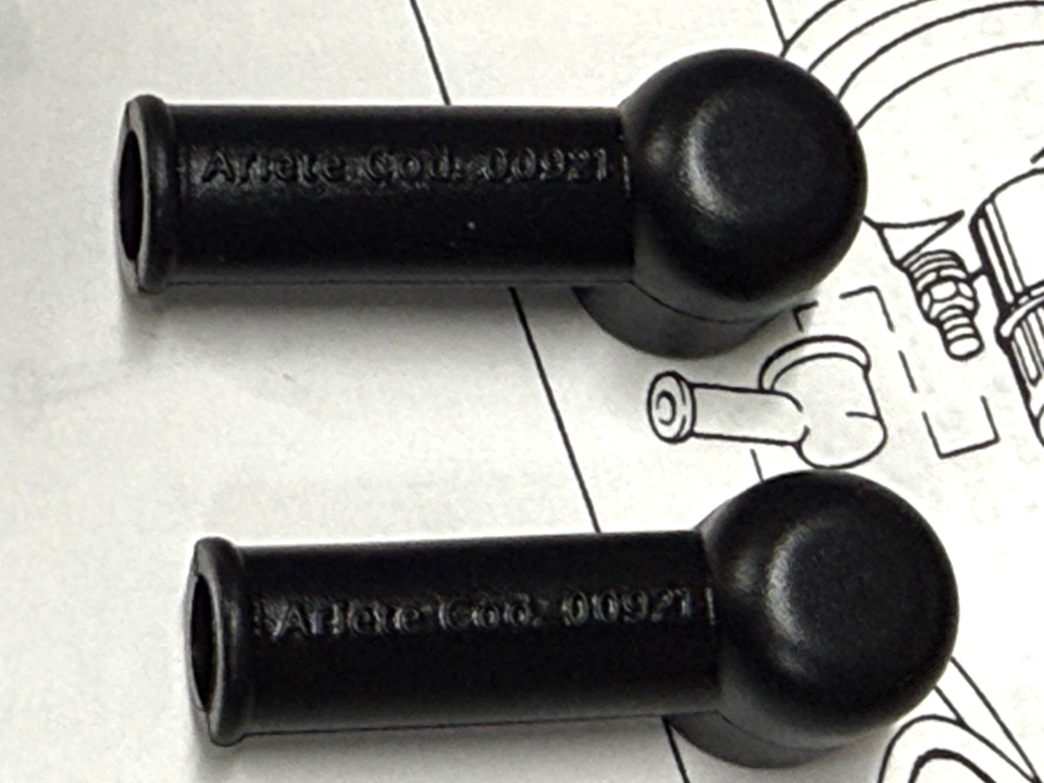 AERMACCHI HARLEY SUBSTITUTE 31997-65P PR OF COIL WIRE CAPS 50 65 90 125 ...