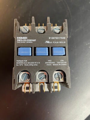 Homer Contactor 3 Pole FLA 25 RES 35 General Purpose Contactor | eBay