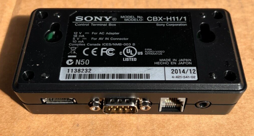SONY CBX-H11/1 CONTROL TERMINAL BOX BRAVIA ADAPTER | eBay