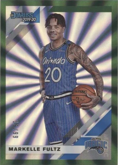 2019-20 Panini Donruss - Markelle Fultz #148 Holo Green Laser /99 for ...