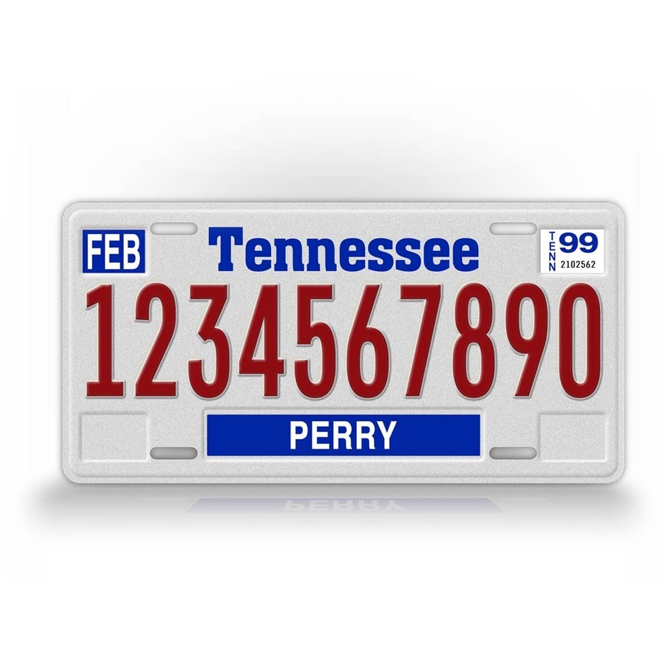 Personalized Tennessee 1990's Tri Star License Plate 6x12 Custom ...