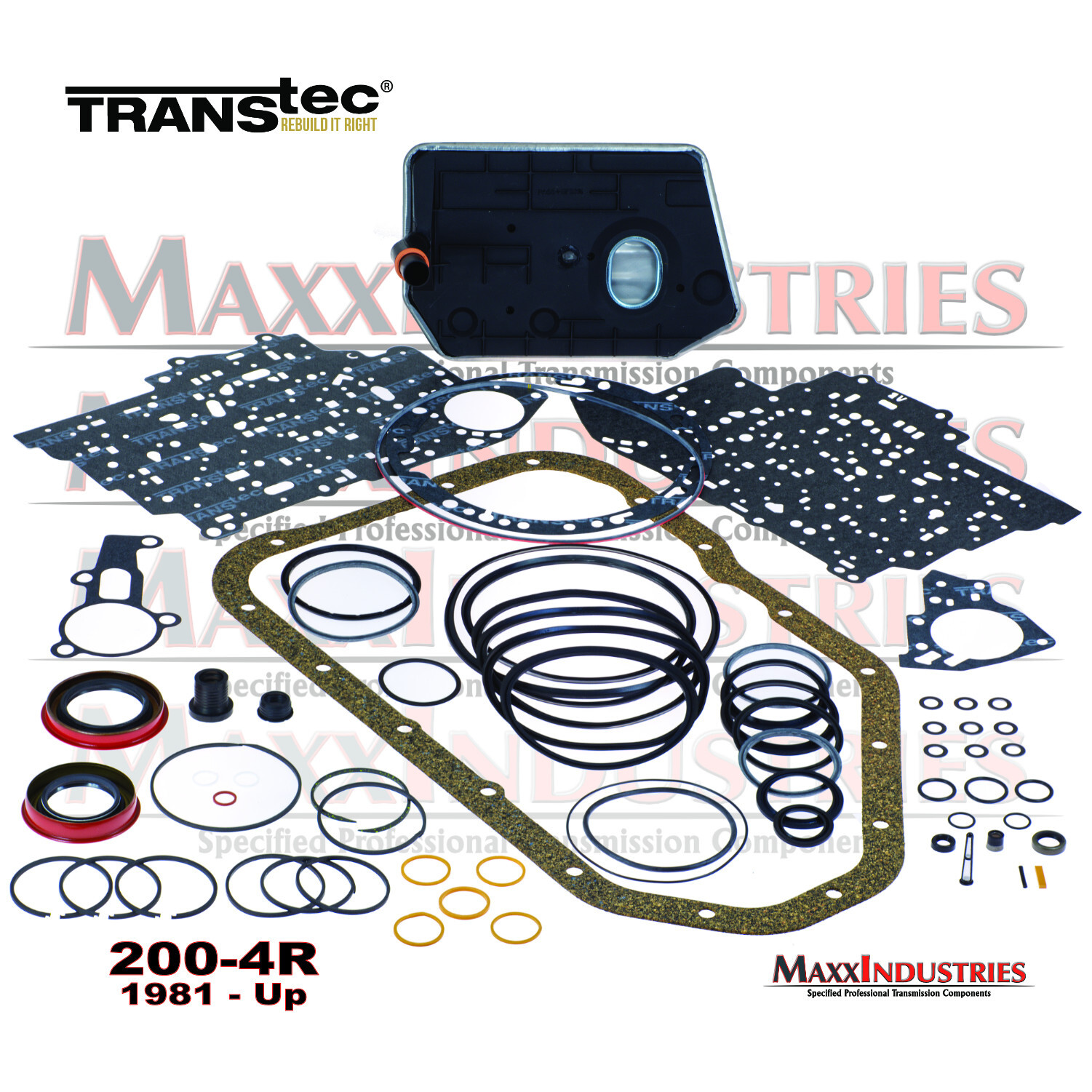 200-4R TH2004R Transmission Rebuild Kit by TransTec 2186 Chevy Buick ...