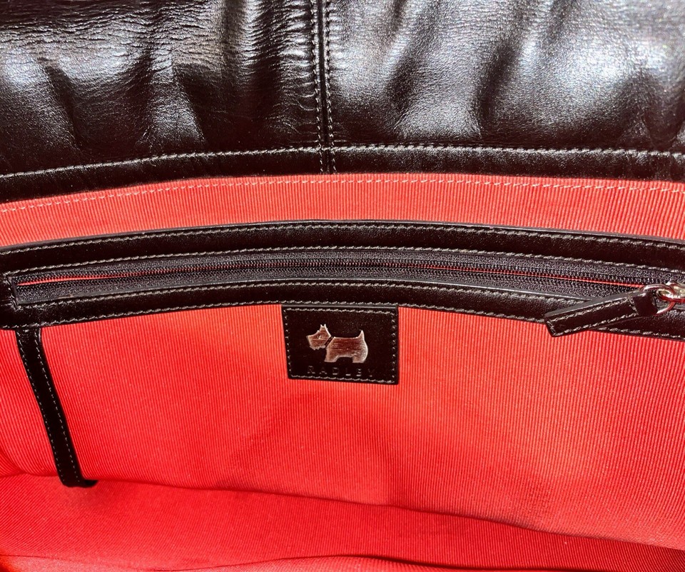 Black RADLEY LONDON Leather Laptop Tote Bag Briefcase Work Bag | eBay