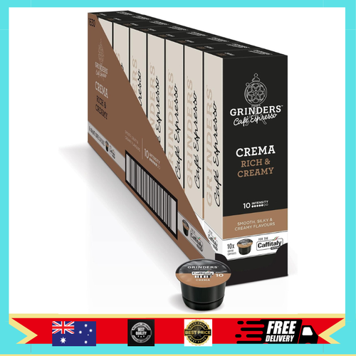 80x Grinders Crema Coffee Pods Caffitaly Machine Capsules Espresso ...