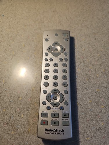 Radio Shack 3-In-One TV VCR DVD Universal Remote Control 15-2143 | eBay