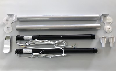 Remote Control Dual Roller Blinds KIT, Motorised DIY, Retrofit on ...