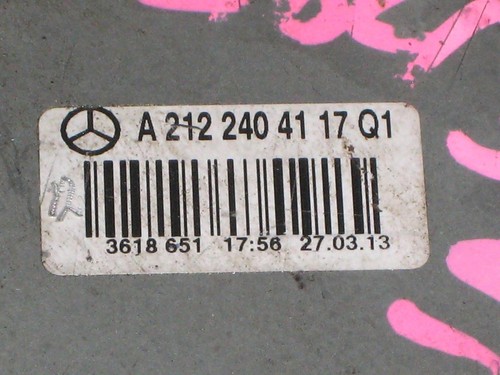 GENUINE OEM MERCEDES BENZ W212 ENGINE LEFT MOTOR MOUNT, PART ...