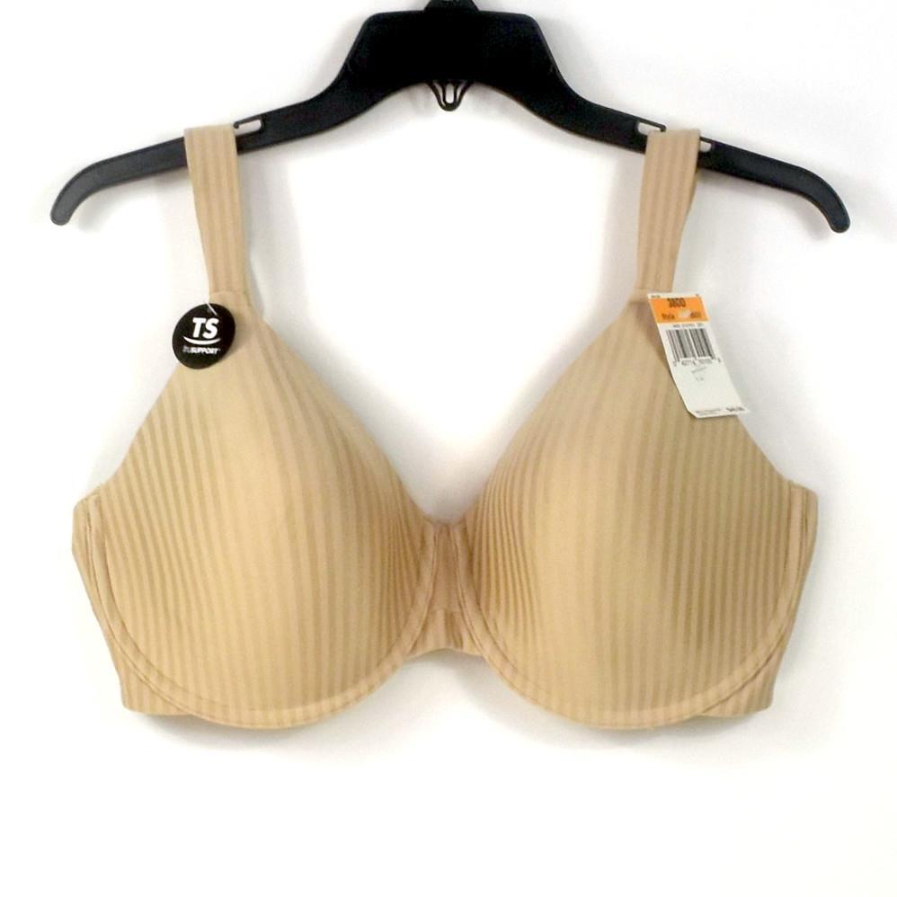 Playtex Secrets Perfectly Smooth Underwire Bra Nude Stripe Choose Size ...