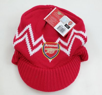 Arsenal FC Woven Winter Hat - 03 Aztec Print Foldover Beanie [Sport] | eBay