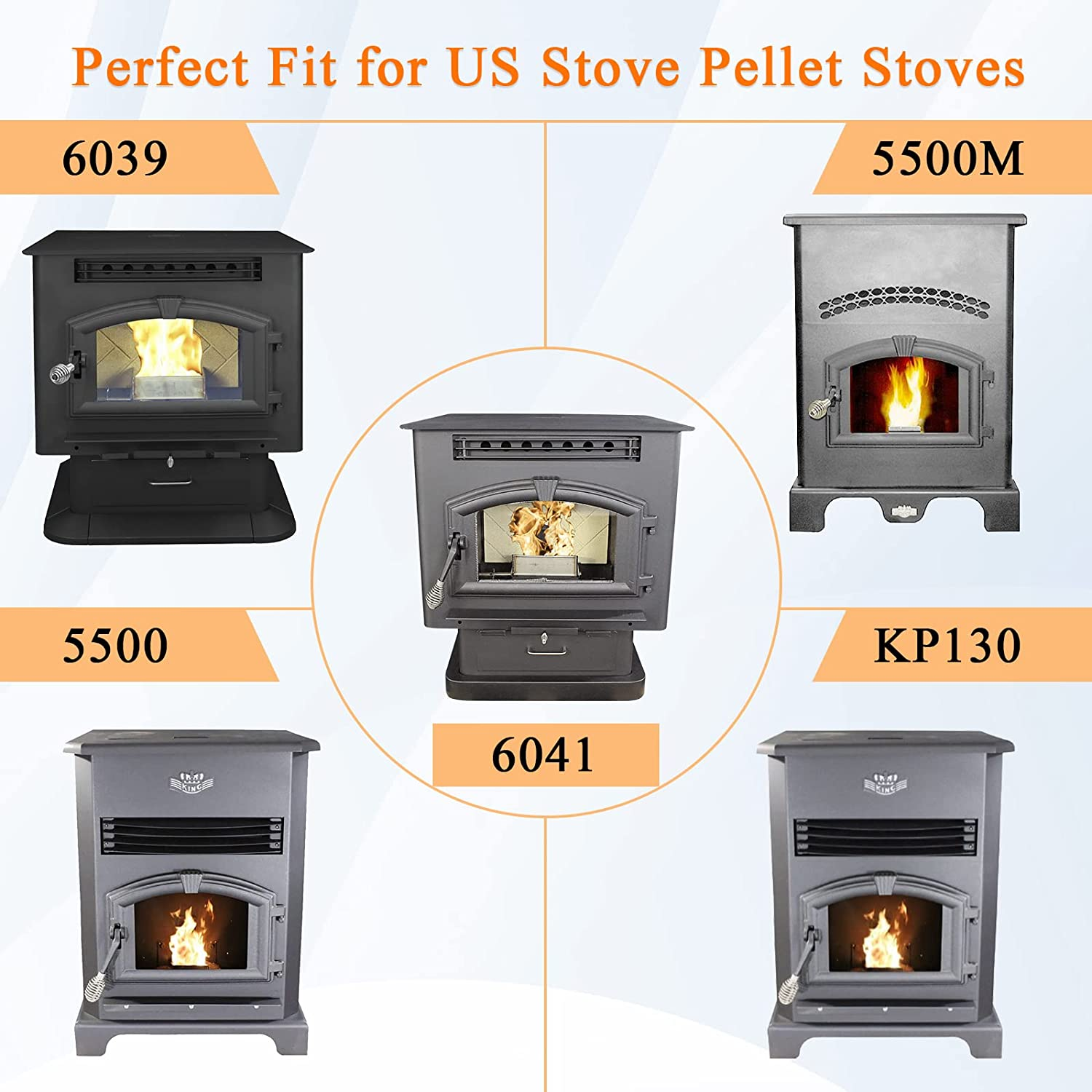 80473 Exhaust Blower Motor for US Stove & USSC American Harvest 6039 ...