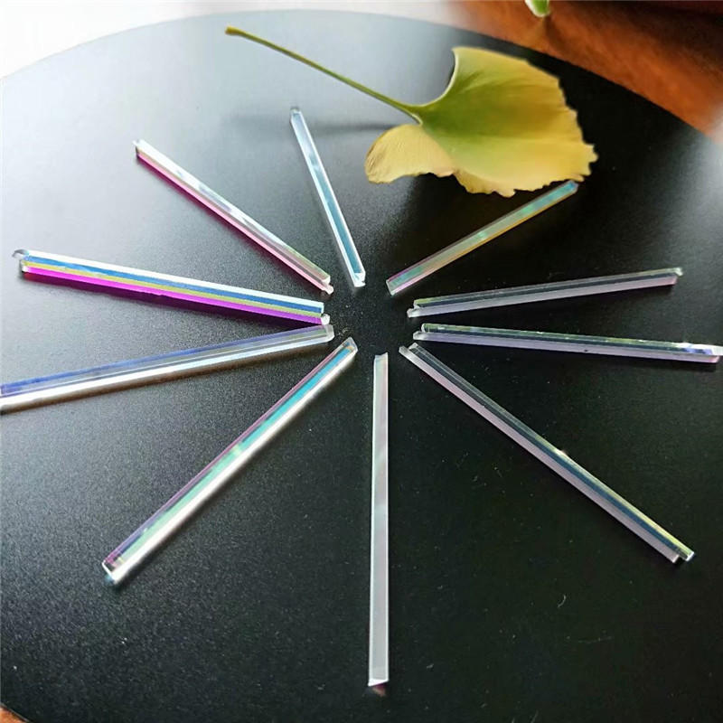 20pcs Defective Long Prism Optical Glass Physics Decorative Prism for ...