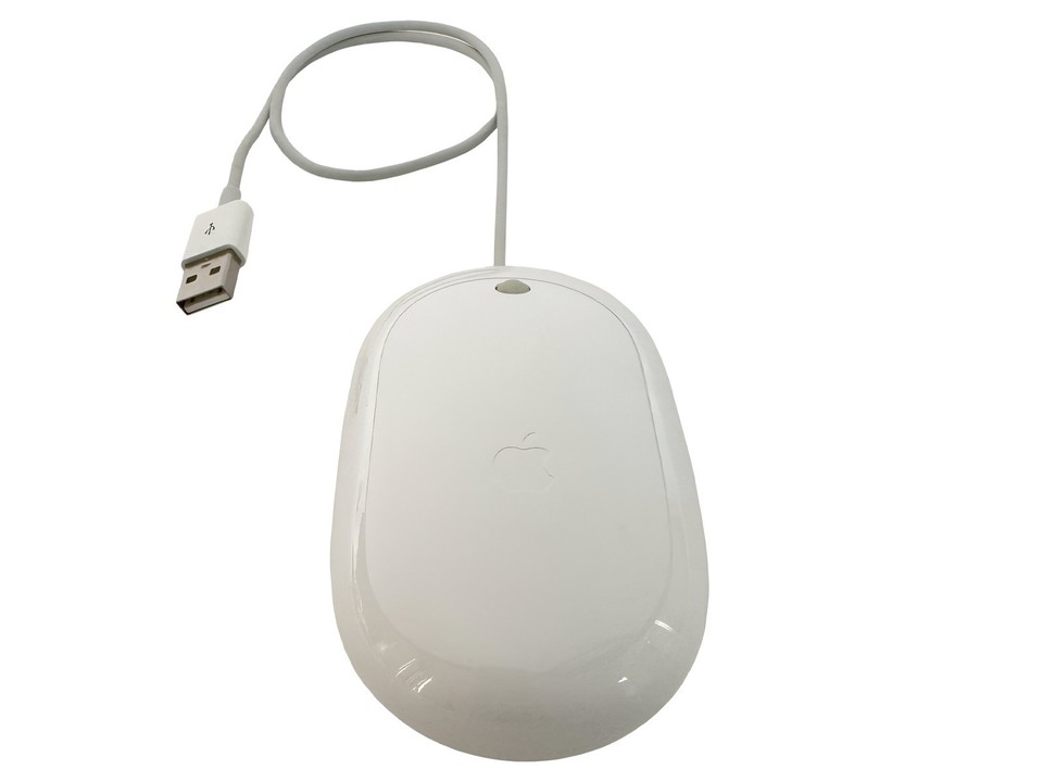 🖱️ Genuine Apple A1152 USB Optical Mouse Wired Pro Mouse for iMac ...