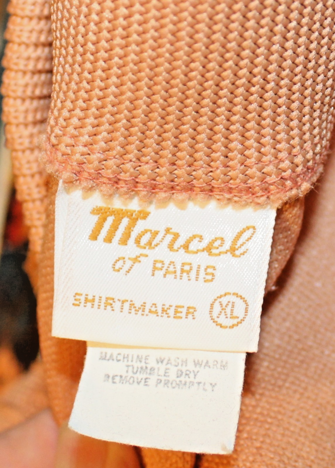 Vintage 1970s MARCEL PARIS Mens V-Neck Knit Pullover Mob Prep Golf XL ...