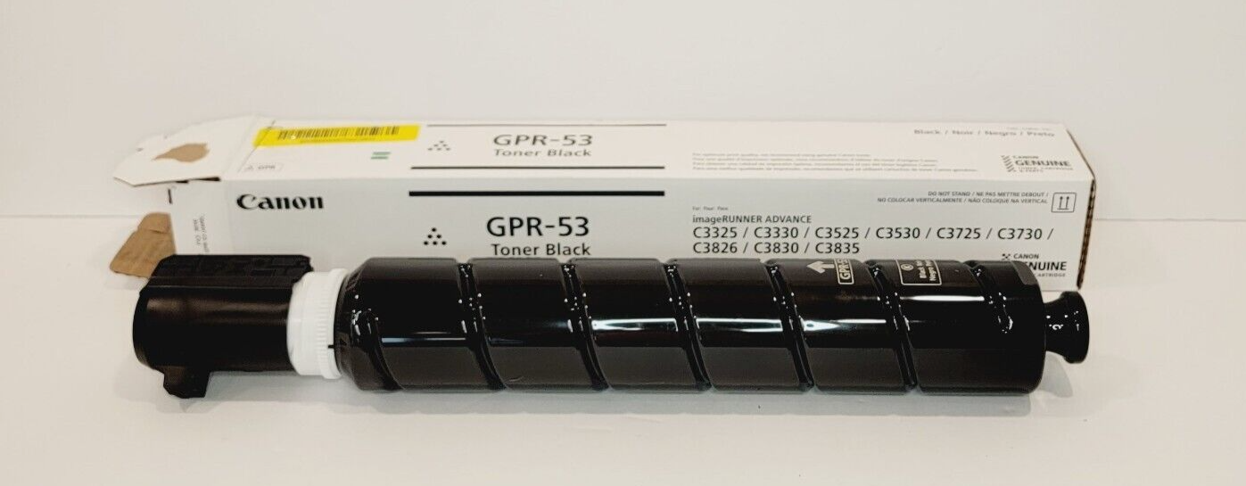 Genuine Canon GPR-53 Black Toner 8524B003 Toner Cartridge - New, Open ...
