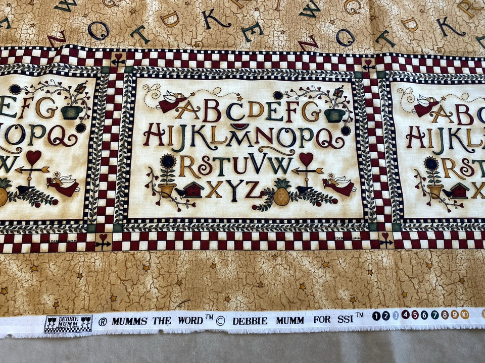 Lot Of 3 Debbie Mumm Fabrics with BORDERS. Fall-Autumn-Halloween Assort ...