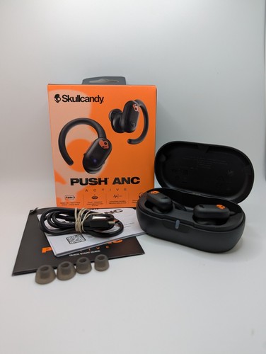 Skullcandy Push ANC Active Black Bluetooth In-Ear Wireless Earbuds | eBay