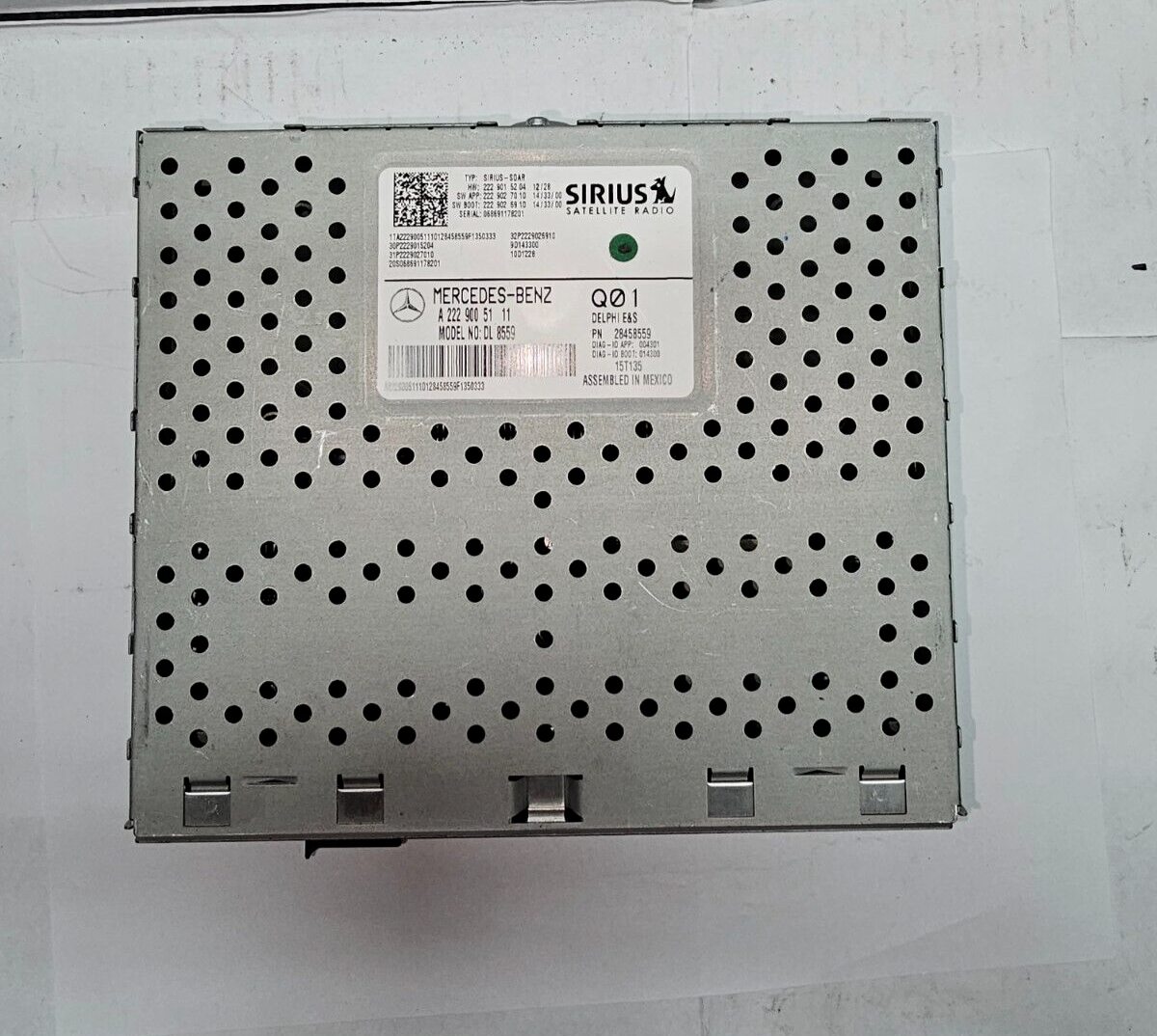 Mercedes Benz C300 S550 Sirius Satellite Radio Receiver Module ...