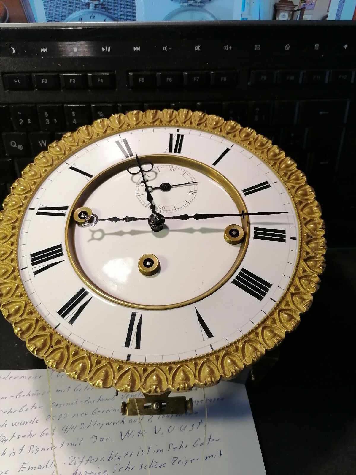 Sehr schöner Biedermeier 3 Gewichter Wanduhr um 1830 | eBay