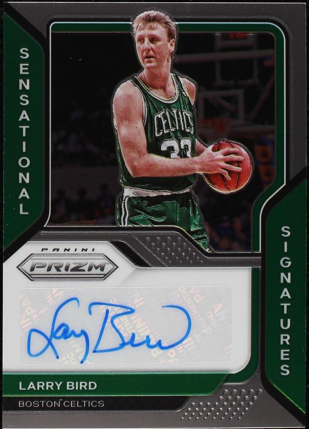 2020-21 Panini Prizm - Sensational Signatures Larry Bird #SS-LBI (AU ...