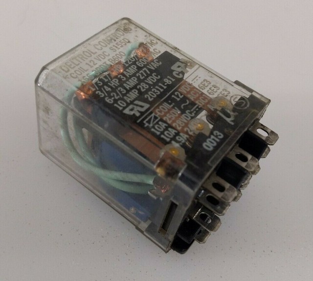 Deltrol Controls Coil 12 VDCS155D Relay Coil 166 3PDT B600 | eBay