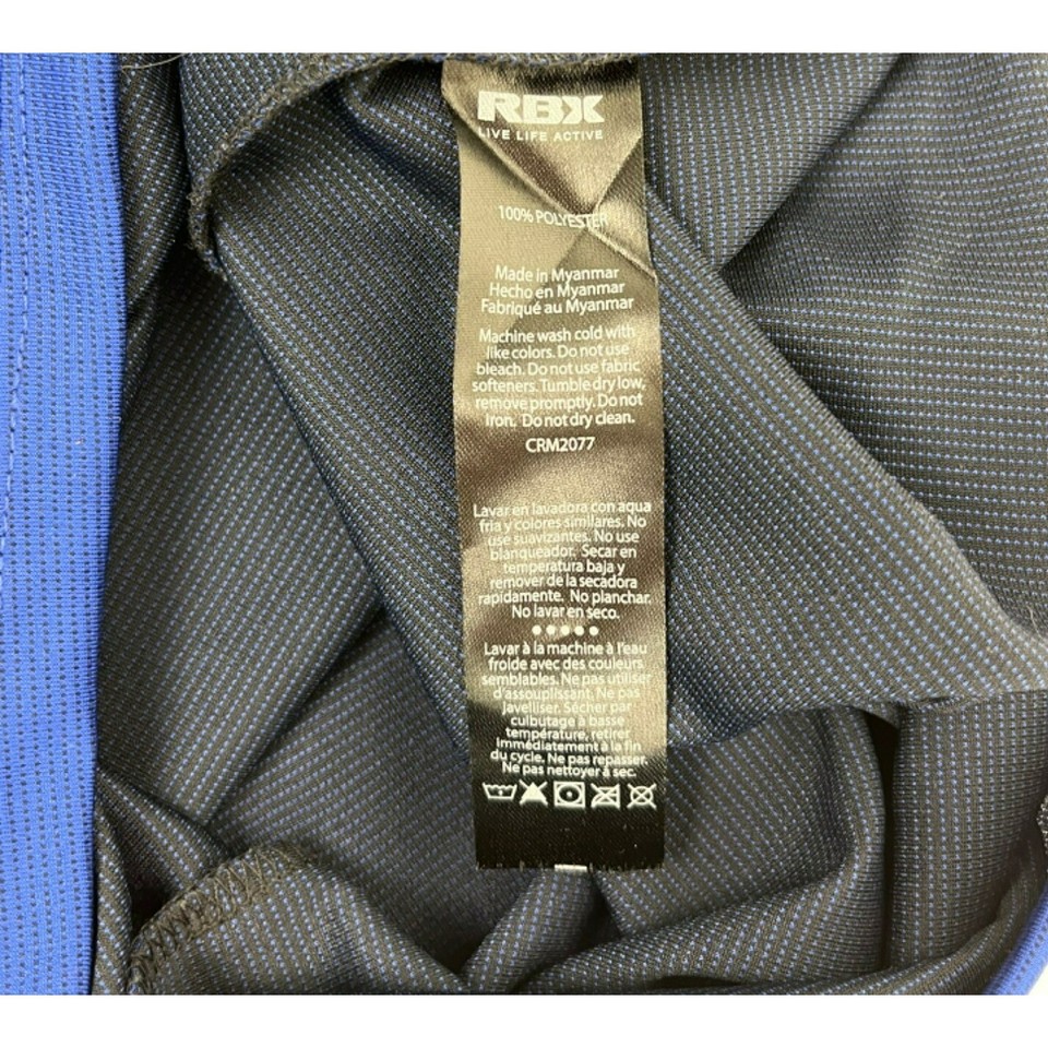 RBX Performance Men's Short-Sleeve Athletic T-Shirt Blue Sz. S | eBay