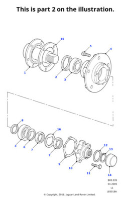 Land Rover Genuine Hub Seal Fits Discovery Defender 1987-2006 2007-On ...
