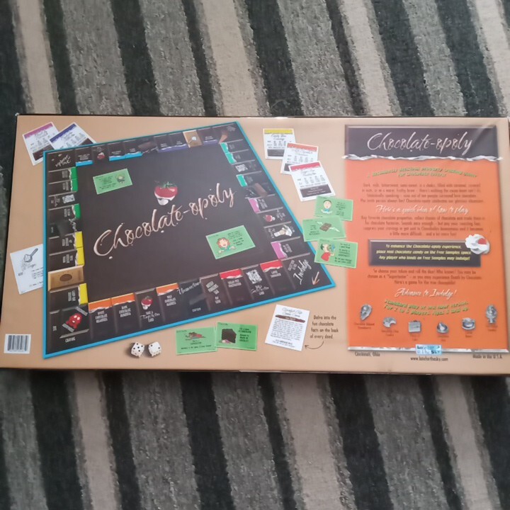 Chocolate-Opoly Board Game Monopoly For Chocolate Lovers - Pre Owned ...