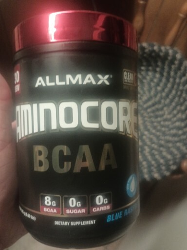 ALLMAX Amino core BCAA Powder, Post-Workout Recovery, Blue Raspberry ...