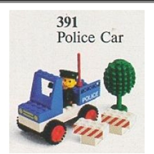 lego 391-2 Police Car. 99% Complete | eBay