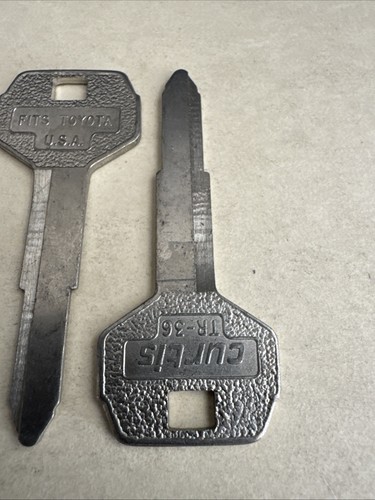 2-CURTIS TR-36 UNCUT BLANK KEYS TOYOTA | eBay