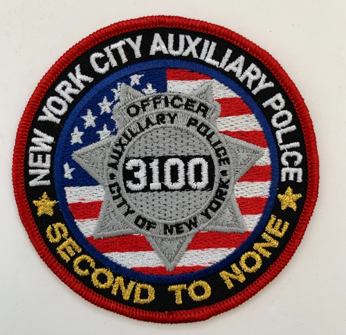 New York City NYC NYPD Auxiliary Police Second to None morale patch | eBay