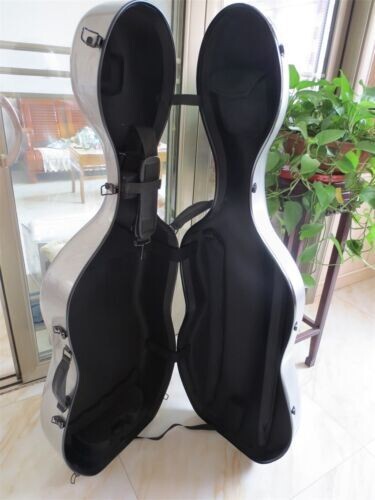 4/4 Cello Case Carbon Fiber Cello Box Carry for gray colour,free ...