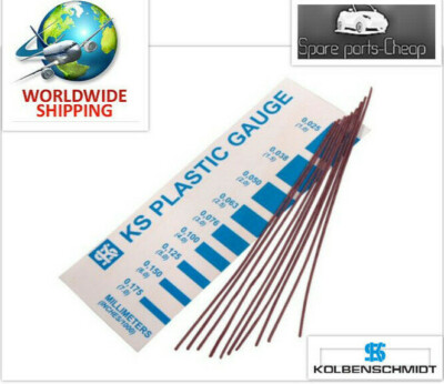 Rod Main Bearing Plastic Gauge Clearance strips Flexigauge Plastigage ...