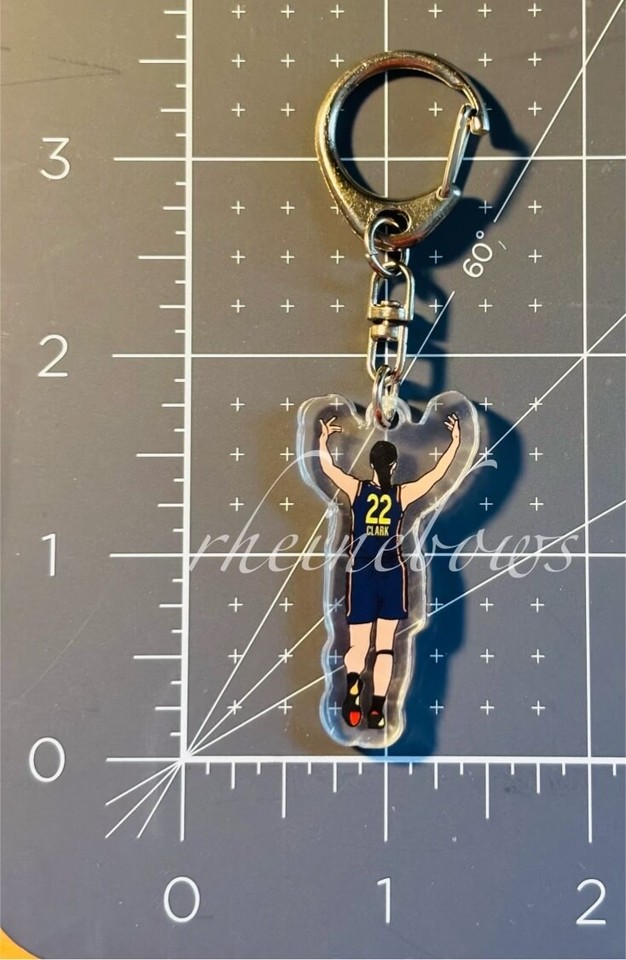 WNBA Caitlin Clark Fever Custom Acrylic Keychain | eBay