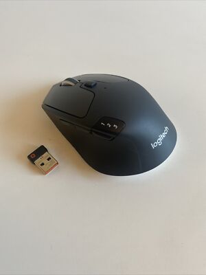 Logitech M720 Triathlon Multi-Device Wireless Bluetooth Mouse With ...