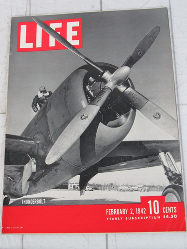 Life Magazine February 2, 1942 Thunderbolt | eBay