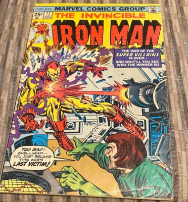 The Invincible Iron Man No 77 Marvel Comics 1975 - Ungraded - Good ...