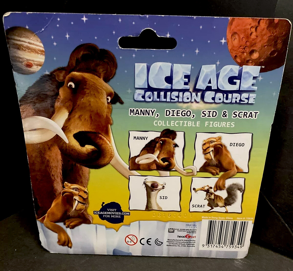 Ice Age Manny Sid And Diego