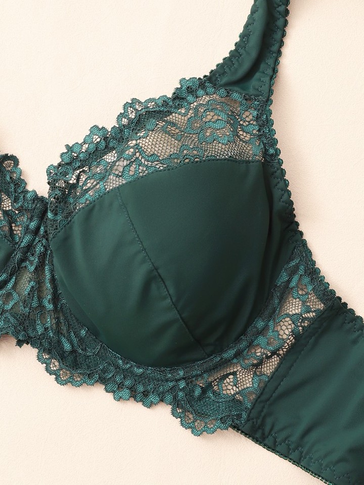 Larger Band Ladies Bras 36-58AABCDDE Lace Brassiere Underwired Bra Sexy ...